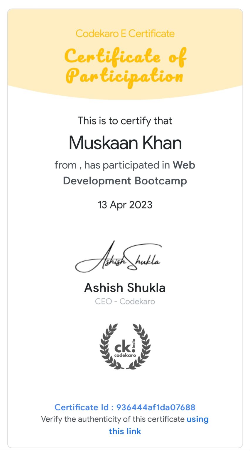 Muskaan Khan on LinkedIn: #codekaro #webdevelopment #html5 #css #js Muskaan Khan on LinkedIn: #codekaro #webdevelopment #html5 #css #js