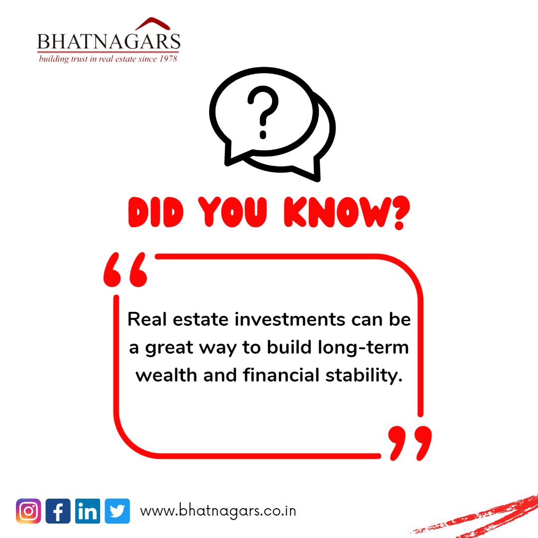 Bhatnagars Real Estate Pune on LinkedIn: πΌπ° Did You Know? Real estate ... Bhatnagars Real Estate Pune on LinkedIn: πΌπ° Did You Know? Real estate ...
