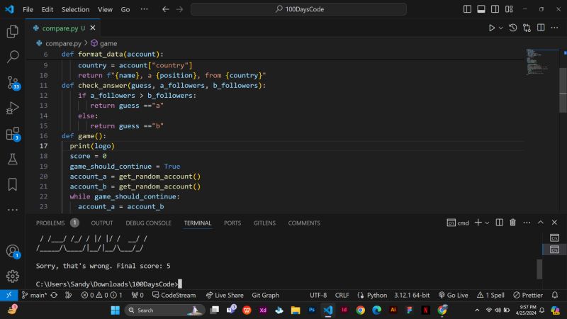 Sandhya Rimal on LinkedIn: #100daysofcode #python #programming #gamedev ... Sandhya Rimal on LinkedIn: #100daysofcode #python #programming #gamedev ...