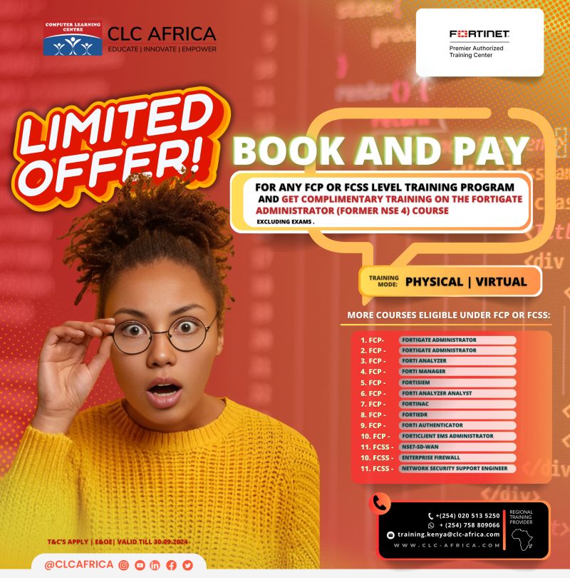 Computer Learning Centre (CLC AFRICA) on LinkedIn: #fortinet #nse4 #clc ... Computer Learning Centre (CLC AFRICA) on LinkedIn: #fortinet #nse4 #clc ...