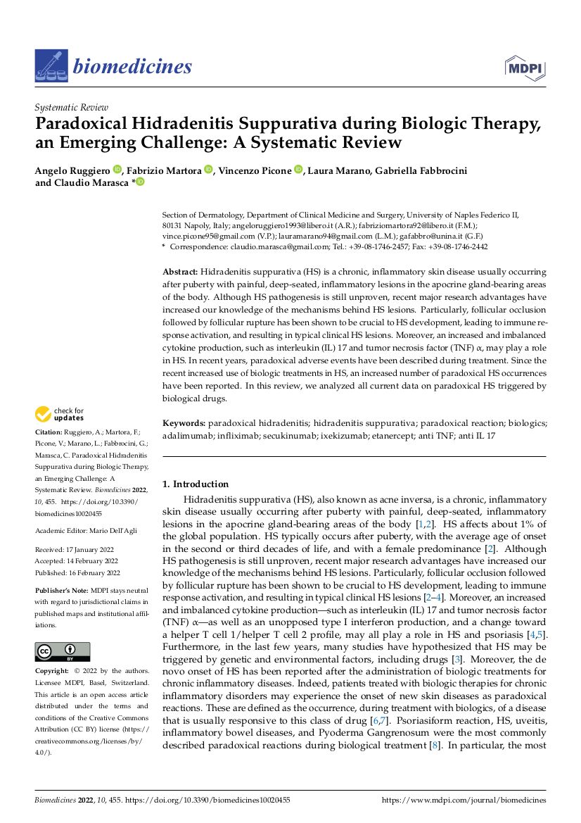 Biomedicines MDPI on LinkedIn: #highlycitedpaper #review #medicine # ... Biomedicines MDPI on LinkedIn: #highlycitedpaper #review #medicine # ...