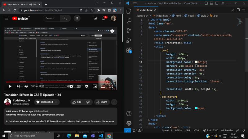 Dev Tailor on LinkedIn: #connections #css #transition #lovebabbar # ... Dev Tailor on LinkedIn: #connections #css #transition #lovebabbar # ...