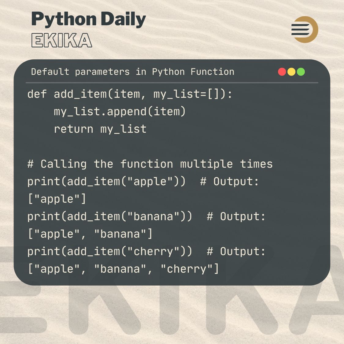 How to handle default values in Python | Anand Shukla posted on the ... How to handle default values in Python | Anand Shukla posted on the ...