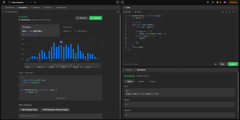 Harshil Patel on LinkedIn: #100daysofcode #javascript #leetcode #algorithm Harshil Patel on LinkedIn: #100daysofcode #javascript #leetcode #algorithm