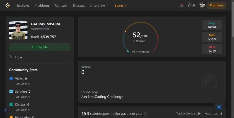 Gaurav Mishra on LinkedIn: #leetcode #codingjourney #problemsolving # ... Gaurav Mishra on LinkedIn: #leetcode #codingjourney #problemsolving # ...