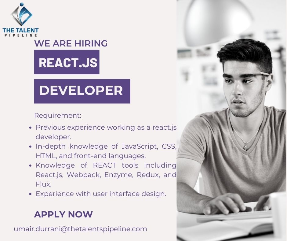 Umair Durrani on LinkedIn: #reactjsdeveloper #reactdeveloper #lahorejob ... Umair Durrani on LinkedIn: #reactjsdeveloper #reactdeveloper #lahorejob ...
