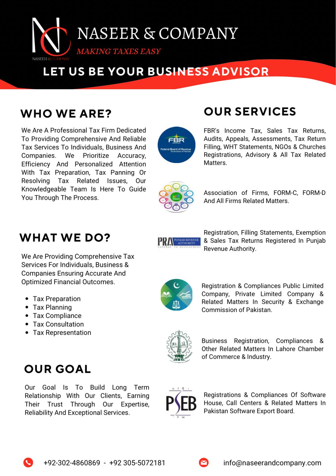NASEER AHMAD on LinkedIn: Naseer & Company Is Dedicated To Providing ... NASEER AHMAD on LinkedIn: Naseer & Company Is Dedicated To Providing ...