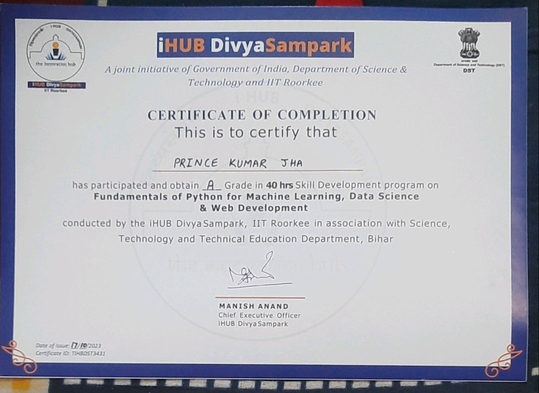 Prince Kumar jha on LinkedIn: #python #machinelearning #datascience # ... Prince Kumar jha on LinkedIn: #python #machinelearning #datascience # ...