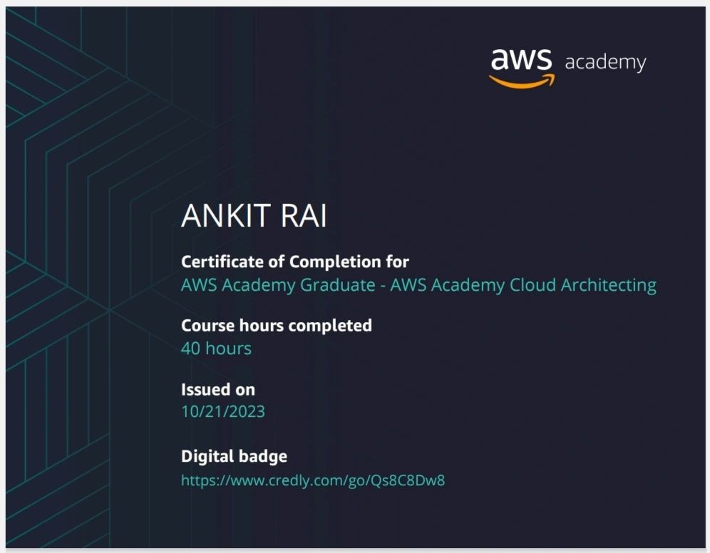 Ankit Rai on LinkedIn: Hello everyone! I am very much excited to share ... Ankit Rai on LinkedIn: Hello everyone! I am very much excited to share ...