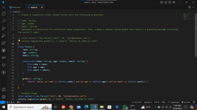 Qamar Zafar on LinkedIn: #typescript #100daysofcode #programming # ... Qamar Zafar on LinkedIn: #typescript #100daysofcode #programming # ...