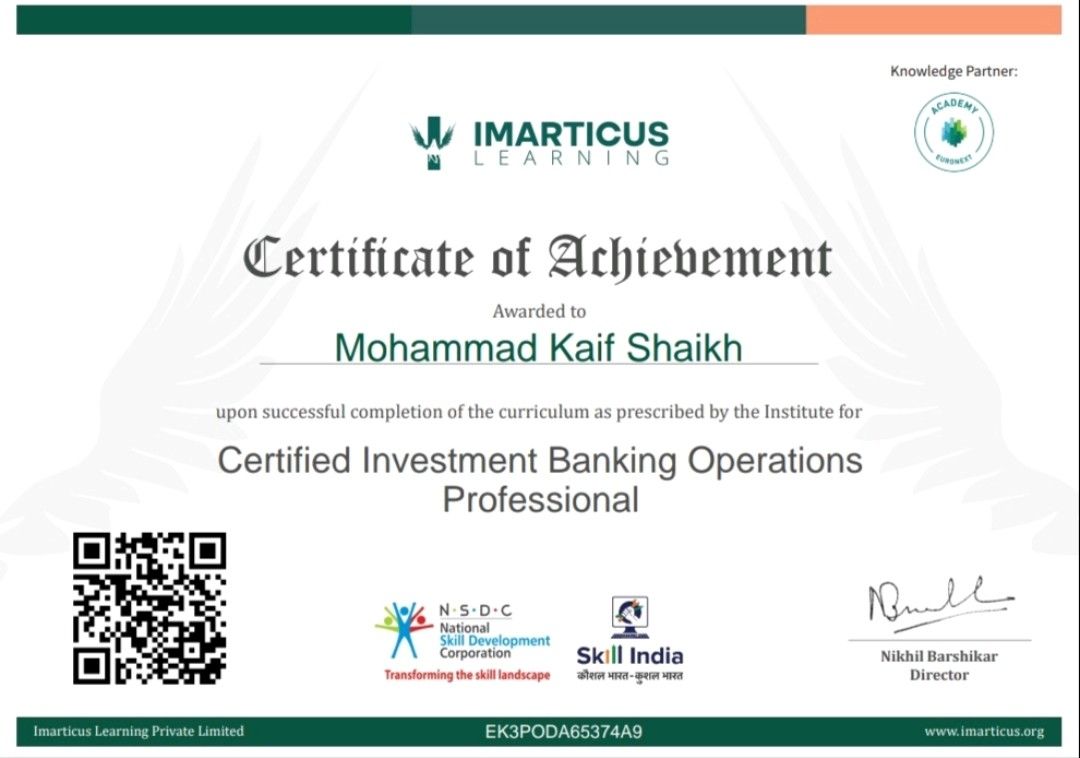 Dharmeish Doshi on LinkedIn: Congratulations Mohammad Kaif Shaikh Dharmeish Doshi on LinkedIn: Congratulations Mohammad Kaif Shaikh