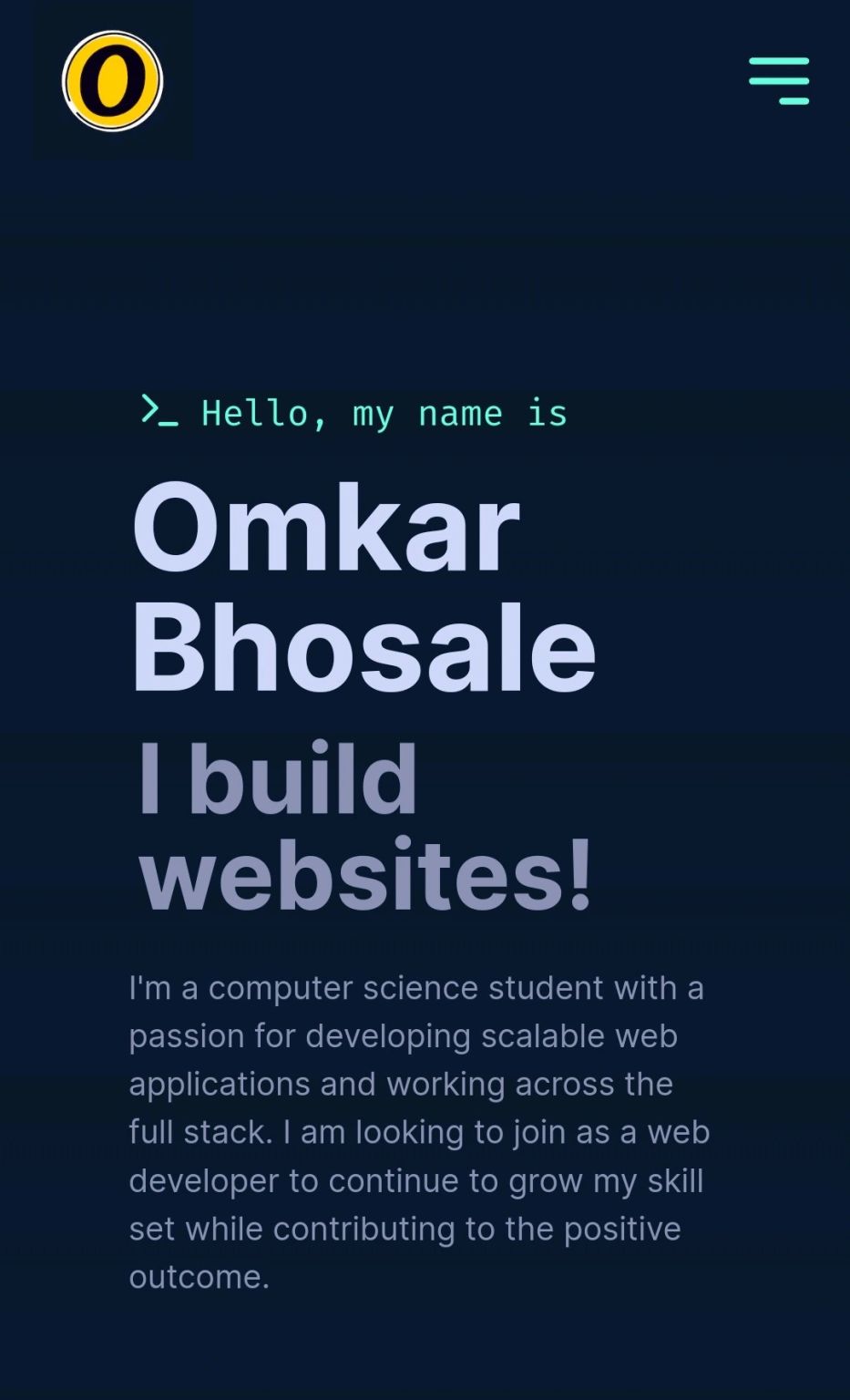 Omkar Bhosale on LinkedIn: #nextjs #reactjs #portfolio #webdevelopment Omkar Bhosale on LinkedIn: #nextjs #reactjs #portfolio #webdevelopment