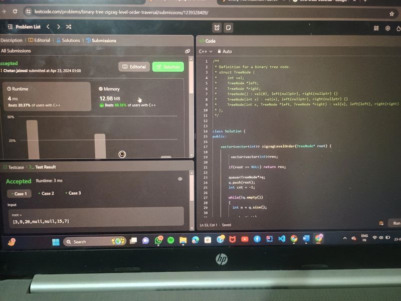 Chetan Jaiswal on LinkedIn: #leetcodechallenge #codinglife #algorithm # ... Chetan Jaiswal on LinkedIn: #leetcodechallenge #codinglife #algorithm # ...