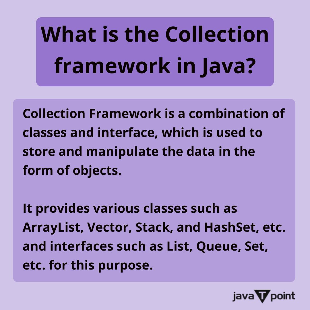 Tpoint Tech on LinkedIn: #collectionframework #array #arraylist # ... Tpoint Tech on LinkedIn: #collectionframework #array #arraylist # ...