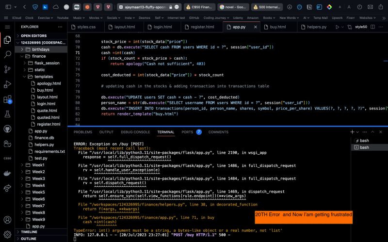 Ajaypartap Singh Maan on LinkedIn: #cs50 #python #flask #webdevelopment ... Ajaypartap Singh Maan on LinkedIn: #cs50 #python #flask #webdevelopment ...