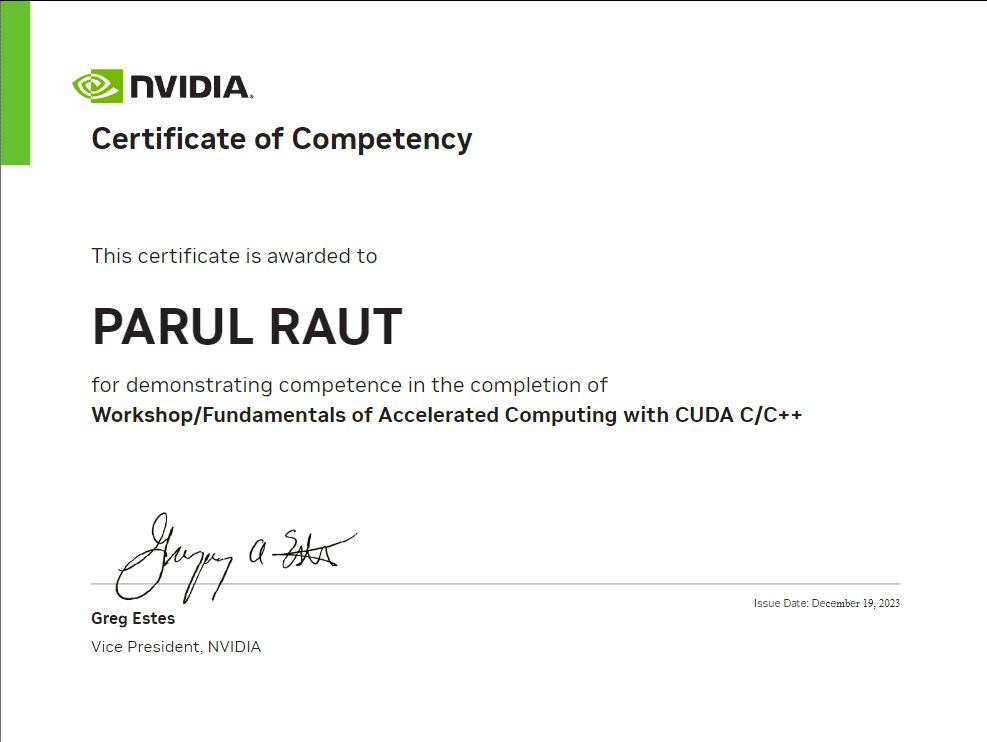 Parul Raut on LinkedIn: #cuda #cplusplus #hpc #nvidia Parul Raut on LinkedIn: #cuda #cplusplus #hpc #nvidia