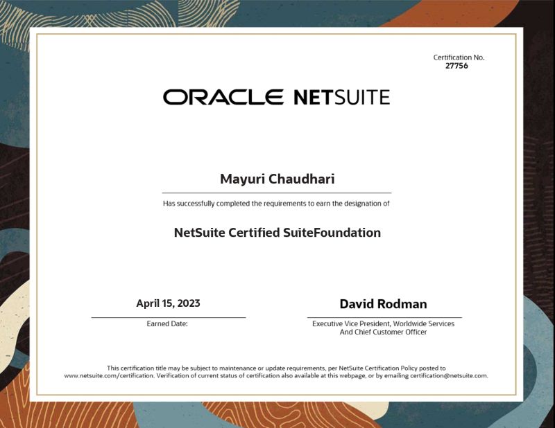 Mayuri Chaudhari on LinkedIn: I'm happy to share that I've obtained a ... Mayuri Chaudhari on LinkedIn: I'm happy to share that I've obtained a ...