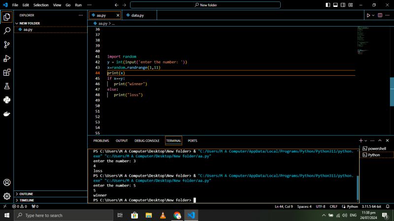 syeda aqsa javed on LinkedIn: #python #programmingfun #codechallenge syeda aqsa javed on LinkedIn: #python #programmingfun #codechallenge