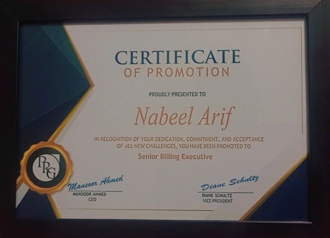 Nabeel Arif Qureshi on LinkedIn: #prg Nabeel Arif Qureshi on LinkedIn: #prg
