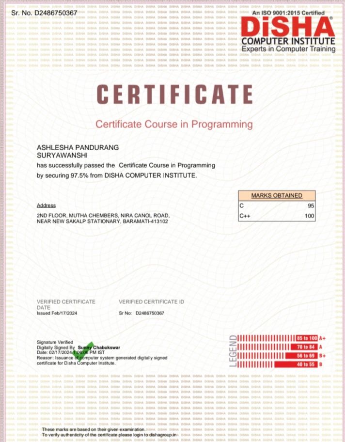 Ashlesha Suryawanshi on LinkedIn: #programming #c #cplusplus #coding # ... Ashlesha Suryawanshi on LinkedIn: #programming #c #cplusplus #coding # ...