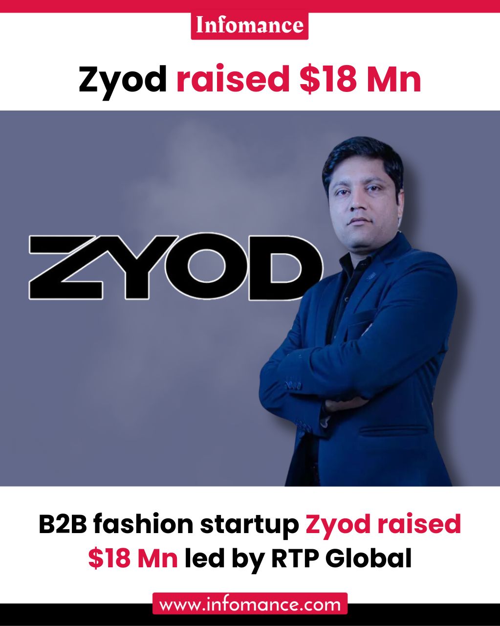 Infomance on LinkedIn: ZYOD, founded by Ankit Jaipuria, secures $18M in ... Infomance on LinkedIn: ZYOD, founded by Ankit Jaipuria, secures $18M in ...