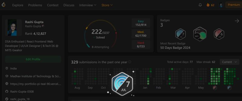 Rashi Gupta on LinkedIn: #leetcode #coding #programming #datastructures ... Rashi Gupta on LinkedIn: #leetcode #coding #programming #datastructures ...