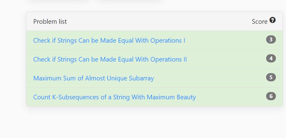Shweta Gupta on LinkedIn: #leetcode #contest #algorithms Shweta Gupta on LinkedIn: #leetcode #contest #algorithms
