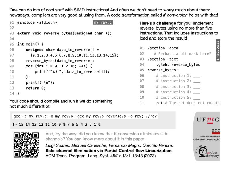 How if-conversion transforms conditional branches | Compilers Lab ... How if-conversion transforms conditional branches | Compilers Lab ...