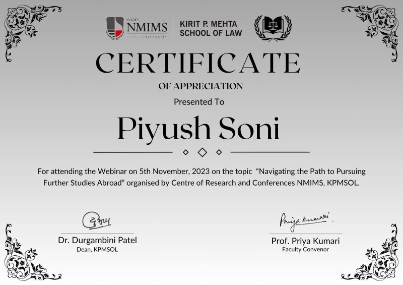 Piyush Soni on LinkedIn: Greetings connections! I recently participated ... Piyush Soni on LinkedIn: Greetings connections! I recently participated ...