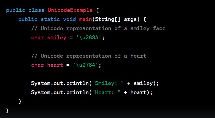Disha Mahajan on LinkedIn: #java #unicode Disha Mahajan on LinkedIn: #java #unicode
