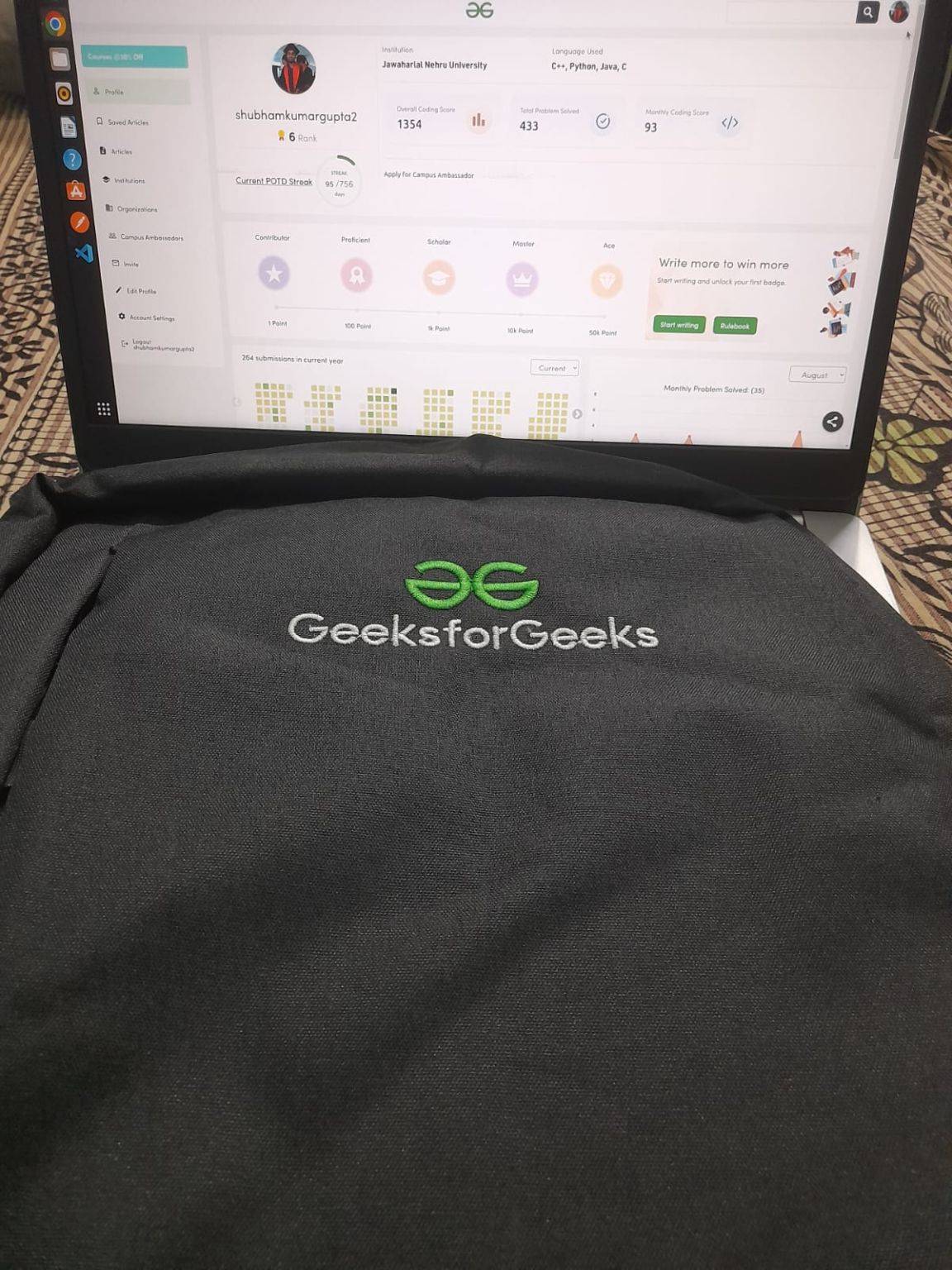 Shubham Kumar Gupta on LinkedIn: #geeksforgeeks #milestoneunlocked # ... Shubham Kumar Gupta on LinkedIn: #geeksforgeeks #milestoneunlocked # ...