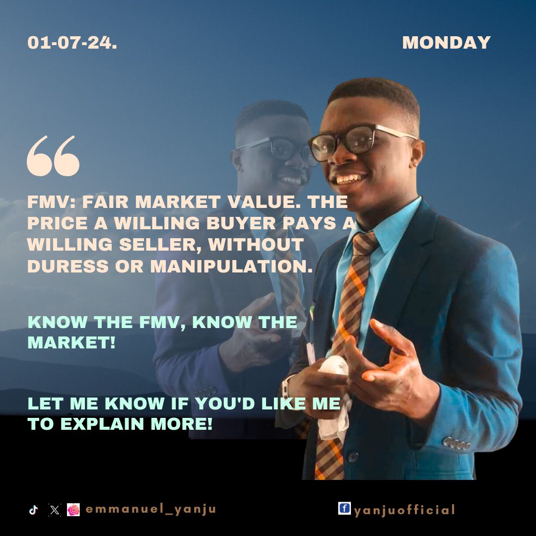 EMMANUEL ADURAGBEMI Adeyanju on LinkedIn: FMV: Fair Market Value. The ... EMMANUEL ADURAGBEMI Adeyanju on LinkedIn: FMV: Fair Market Value. The ...