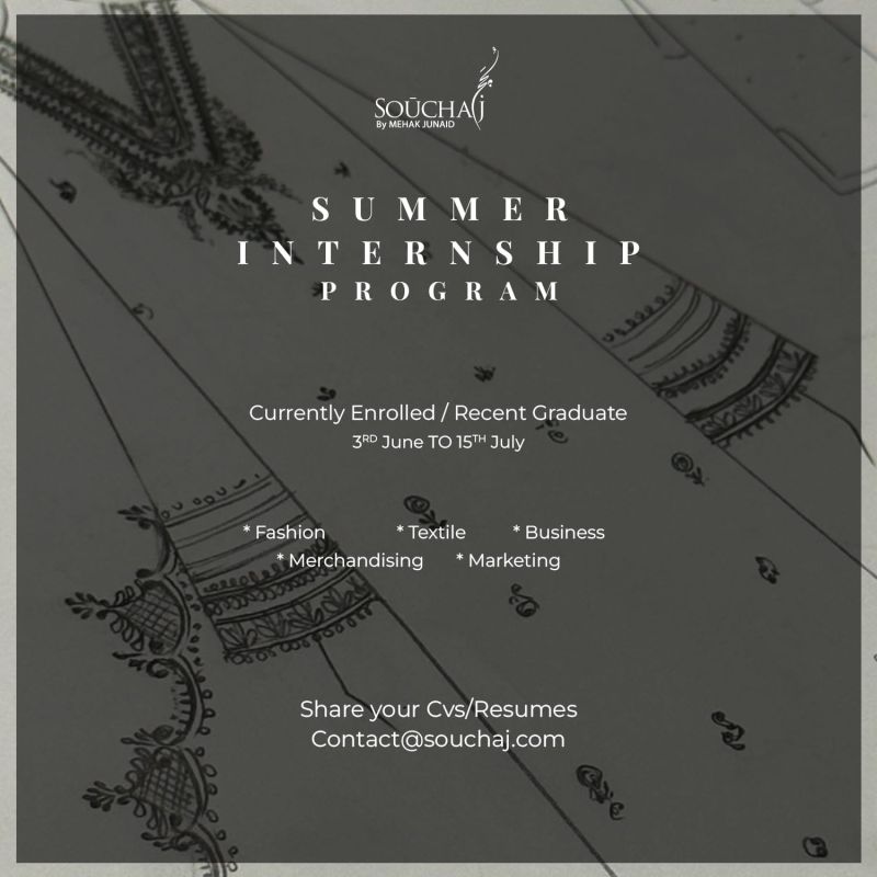 Maha Zaidi on LinkedIn: #souchaj #souchajbymehakjunaid #internship # ... Maha Zaidi on LinkedIn: #souchaj #souchajbymehakjunaid #internship # ...
