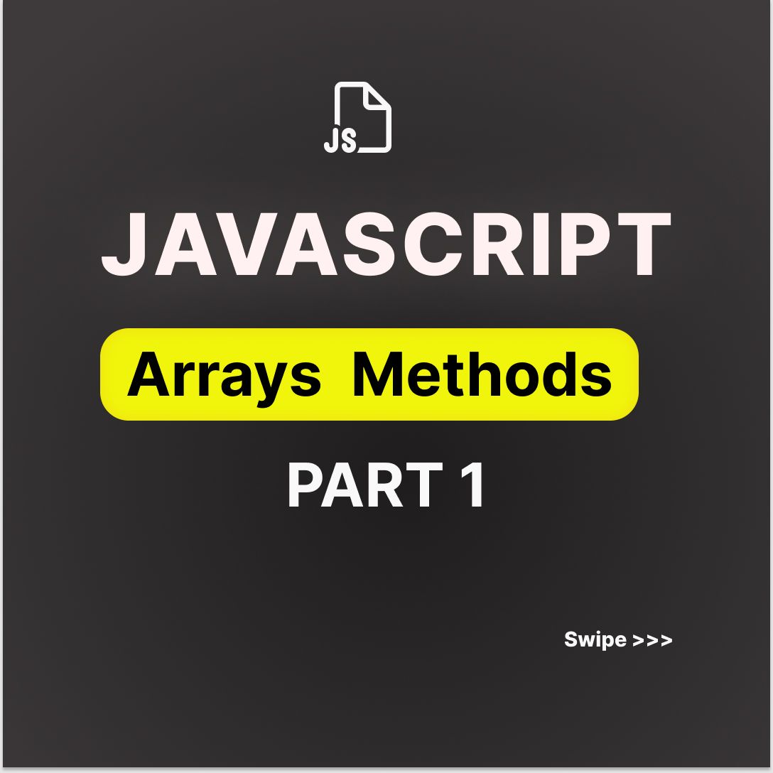 Rahul Bharadia on LinkedIn: #javascript #arraymethods #programmingtips ... Rahul Bharadia on LinkedIn: #javascript #arraymethods #programmingtips ...