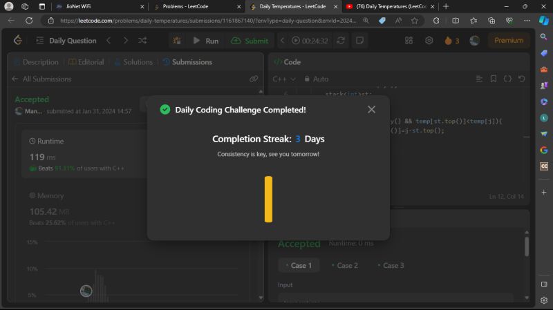 MANOHAR YADAV on LinkedIn: POTD of leetcode platform is done with good ... MANOHAR YADAV on LinkedIn: POTD of leetcode platform is done with good ...