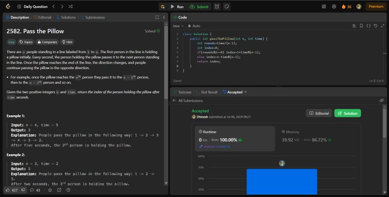 Dhinesh M on LinkedIn: #day33of100days #100daysofcode #leetcode # ... Dhinesh M on LinkedIn: #day33of100days #100daysofcode #leetcode # ...