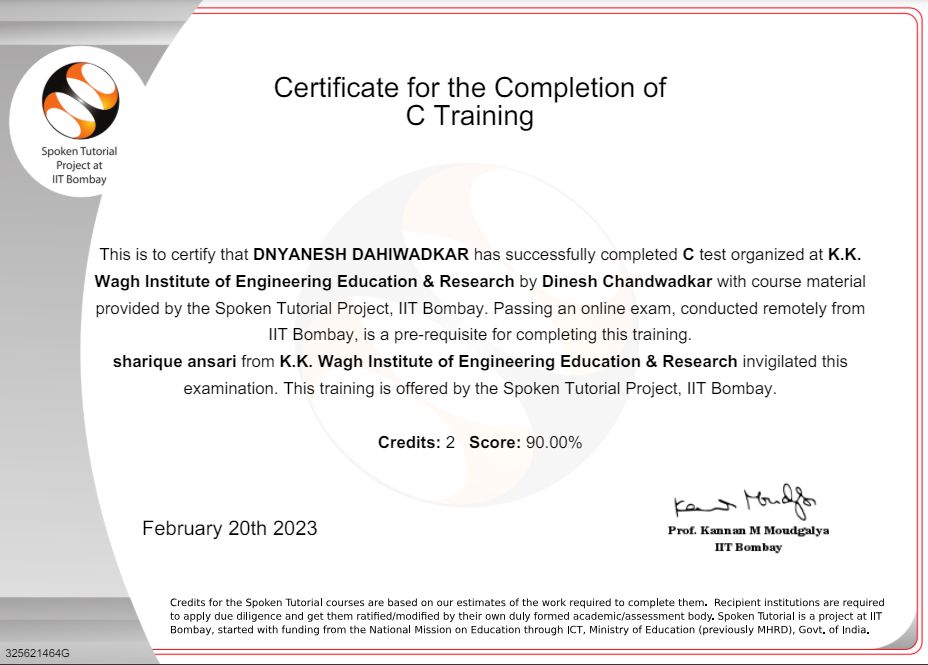 Dnyanesh Dahiwadkar on LinkedIn: #programming #cplusplus Dnyanesh Dahiwadkar on LinkedIn: #programming #cplusplus