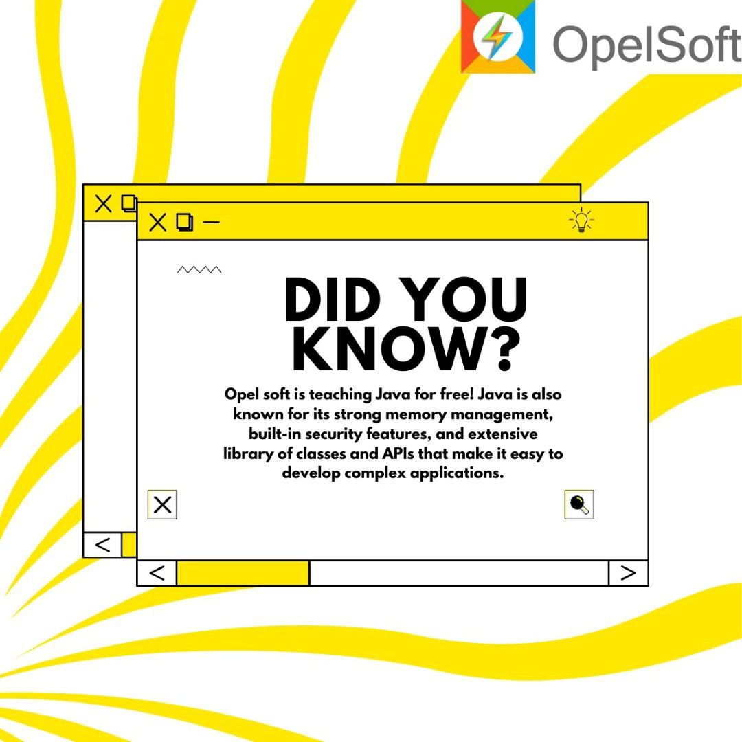 Opelsoft on LinkedIn: #javaprogramming #codinglanguages #opelsoft # ... Opelsoft on LinkedIn: #javaprogramming #codinglanguages #opelsoft # ...