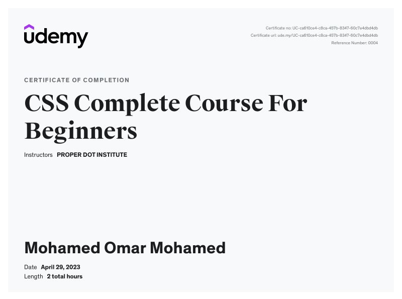 Mohamed Omar on LinkedIn: #udemy #css #frontend #frontenddeveloper # ... Mohamed Omar on LinkedIn: #udemy #css #frontend #frontenddeveloper # ...