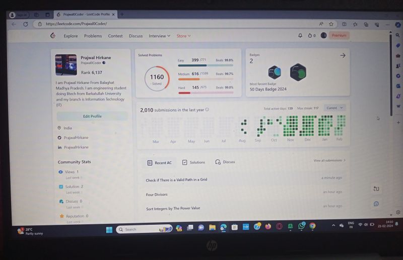 Prajwal Hirkane on LinkedIn: #365daychallenge #leetcode #dailycoding # ... Prajwal Hirkane on LinkedIn: #365daychallenge #leetcode #dailycoding # ...