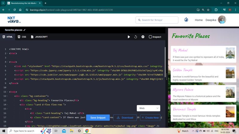 Deepika Anjali Vallu on LinkedIn: #nxtwave #codingchallenge #day2 #ccbp ... Deepika Anjali Vallu on LinkedIn: #nxtwave #codingchallenge #day2 #ccbp ...