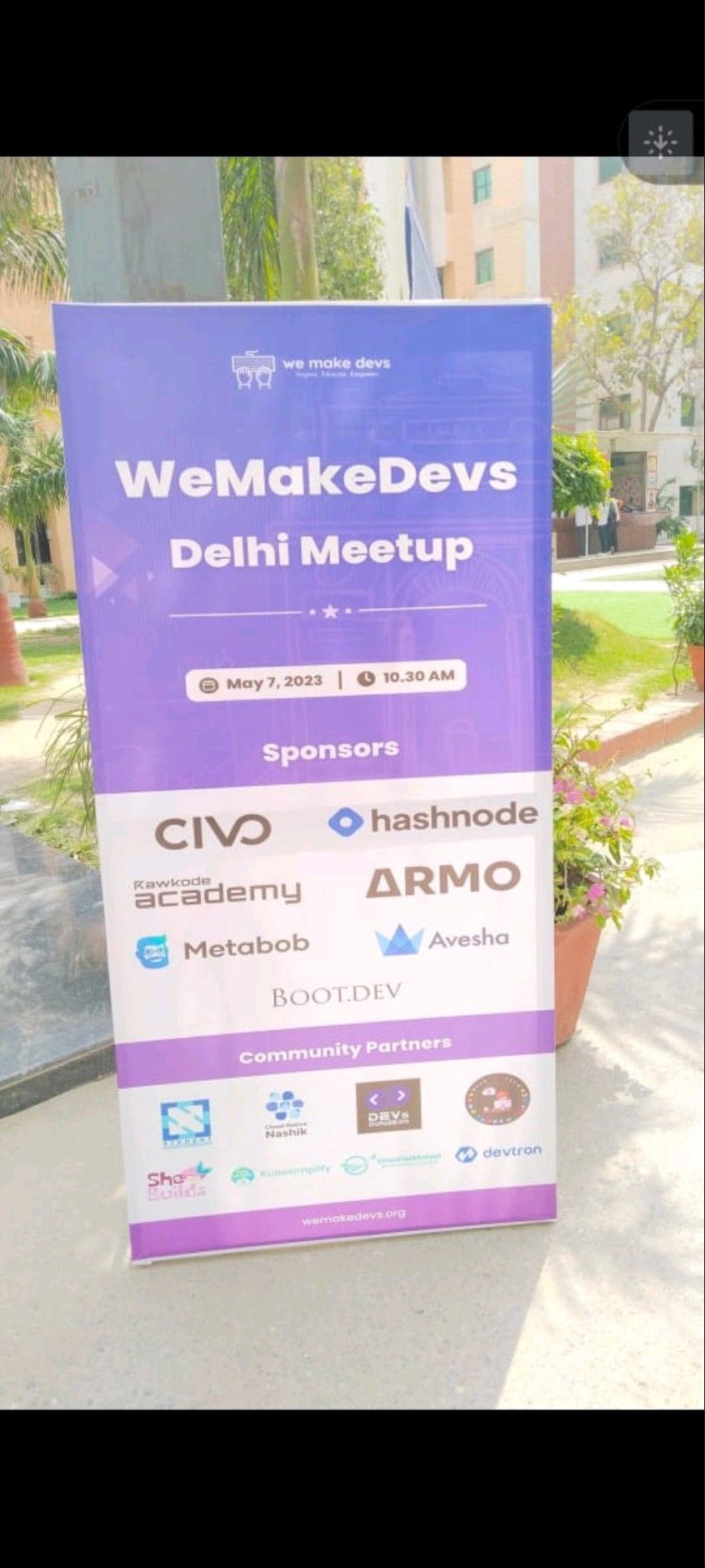 Shreshth Verma on LinkedIn: #wemakedevsmeetup Shreshth Verma on LinkedIn: #wemakedevsmeetup