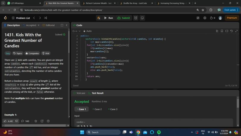 Khushi Kashyap on LinkedIn: #100dayscodingchallange #leetcode # ... Khushi Kashyap on LinkedIn: #100dayscodingchallange #leetcode # ...