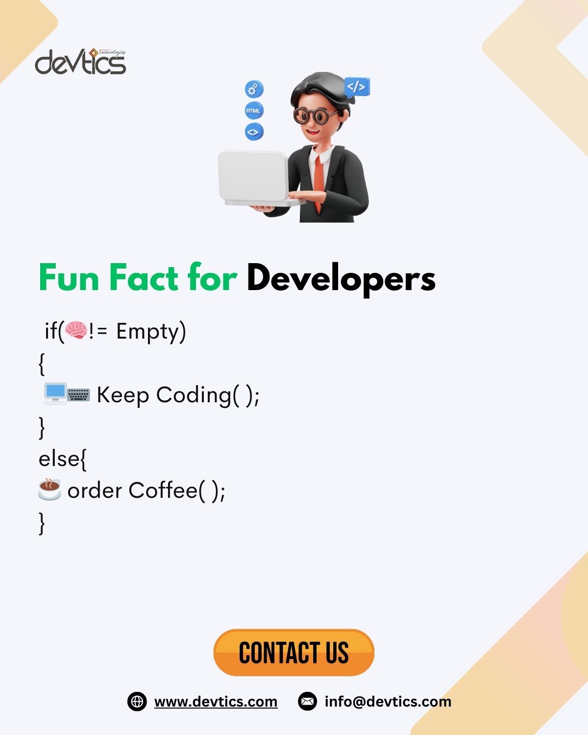 Devtics Technologies on LinkedIn: #codelife #developer #programming # ... Devtics Technologies on LinkedIn: #codelife #developer #programming # ...