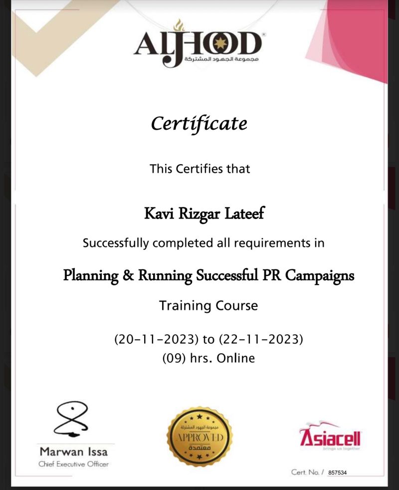Kavi Rizgar posted on LinkedIn Kavi Rizgar posted on LinkedIn