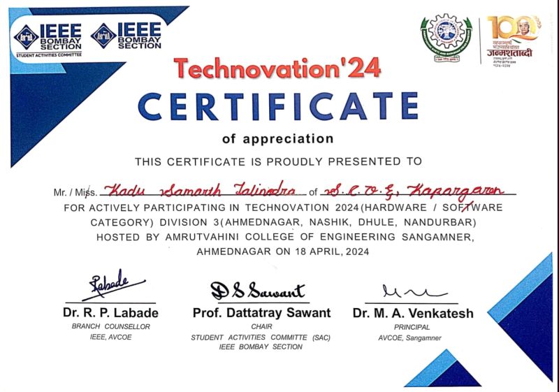 Samarth Kadu on LinkedIn: #ieee #iot Samarth Kadu on LinkedIn: #ieee #iot