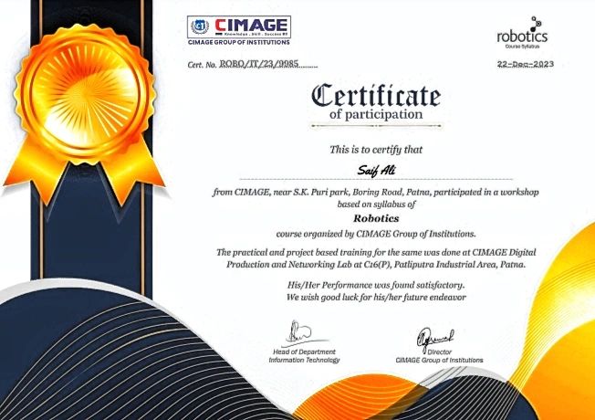 Saif Ali on LinkedIn: I have completed a project based Robotics course ... Saif Ali on LinkedIn: I have completed a project based Robotics course ...