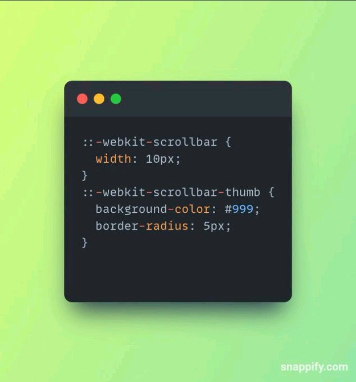 Hammed Akinyemi on LinkedIn: Custom CSS Scrollbar 👇 Hammed Akinyemi on LinkedIn: Custom CSS Scrollbar 👇