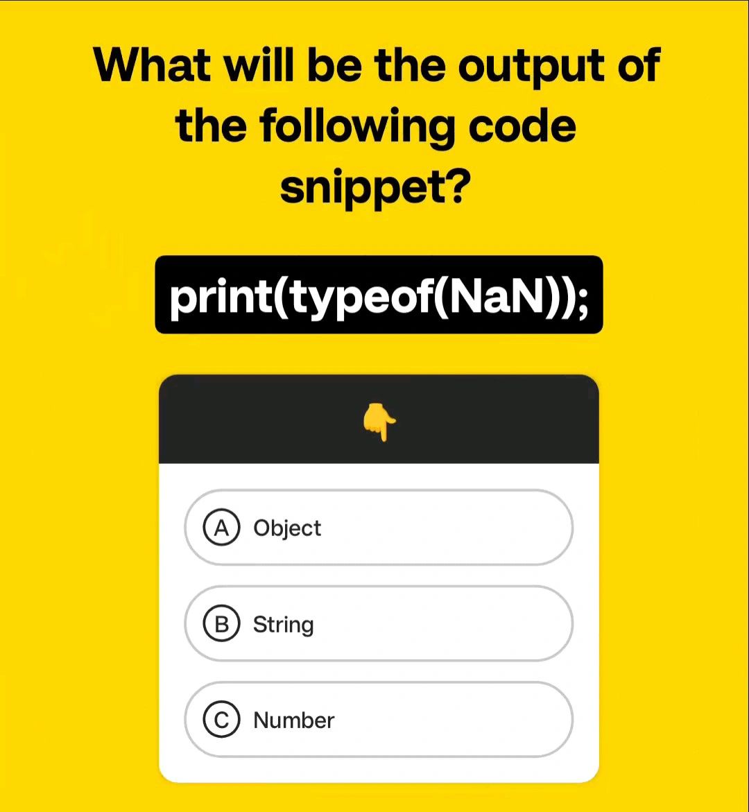 Pranjal Mishra on LinkedIn: #quiz #javascript #interview #placement # ... Pranjal Mishra on LinkedIn: #quiz #javascript #interview #placement # ...