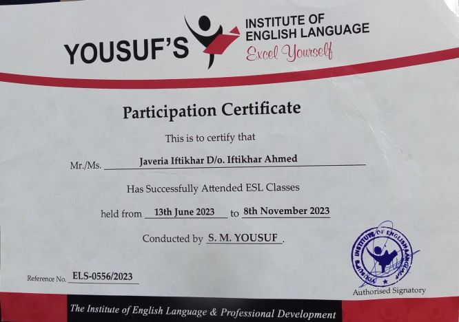 Javeria Iftikhar on LinkedIn: #languagelearning #achievementunlocked Javeria Iftikhar on LinkedIn: #languagelearning #achievementunlocked